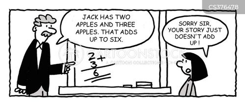 Adding Up Cartoons and Comics - funny pictures from CartoonStock