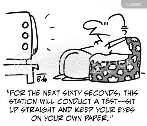 Test Paper Cartoons and Comics - funny pictures from CartoonStock