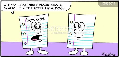 Homework Cliche Cartoons and Comics - funny pictures from CartoonStock