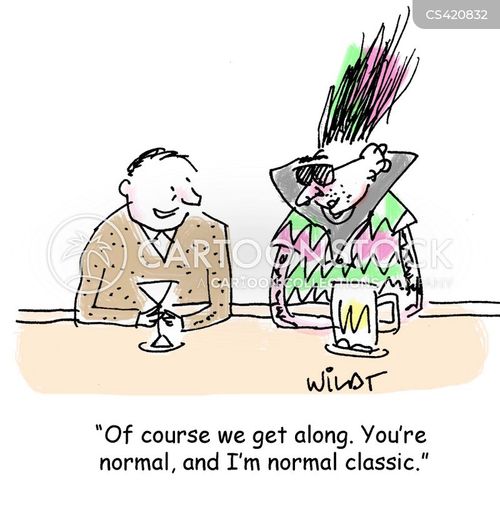 Normalcy Cartoons and Comics - funny pictures from CartoonStock