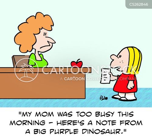 Teacher Note Cartoons and Comics - funny pictures from CartoonStock