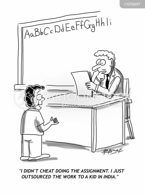 Outsourcing Cartoons and Comics - funny pictures from CartoonStock