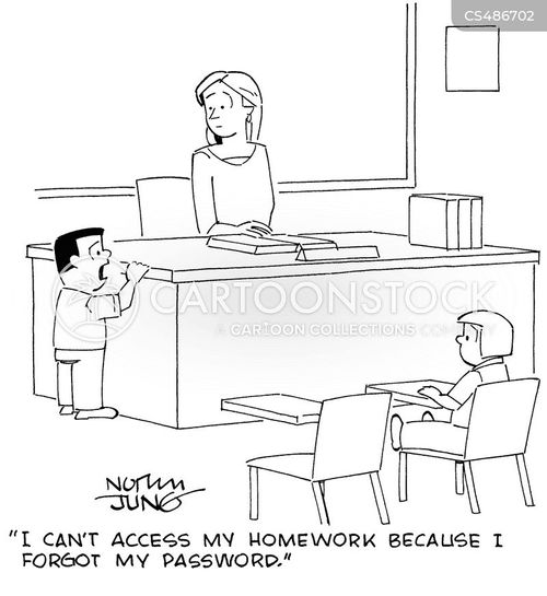 Passcode Cartoons and Comics - funny pictures from CartoonStock