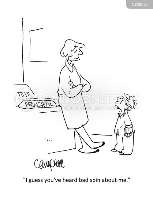 Bad Spin Cartoons and Comics - funny pictures from CartoonStock