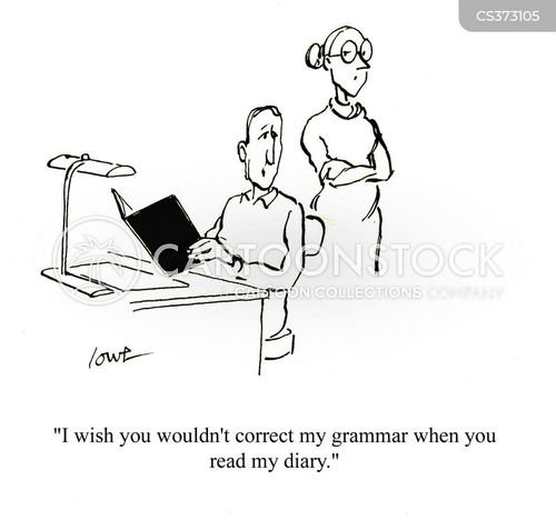 Grammar Mistake Cartoons and Comics - funny pictures from CartoonStock