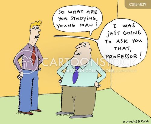Studying Cartoons and Comics - funny pictures from CartoonStock