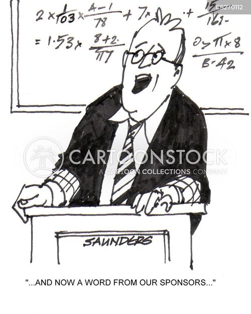 Sponsoring Cartoons and Comics - funny pictures from CartoonStock
