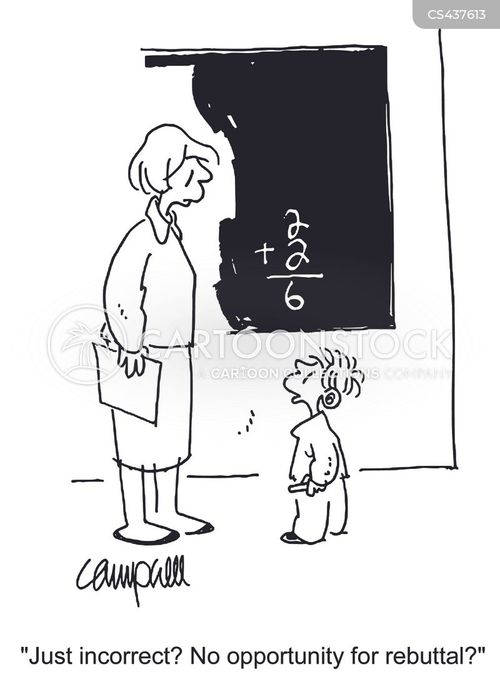 Rebutting Cartoons and Comics - funny pictures from CartoonStock