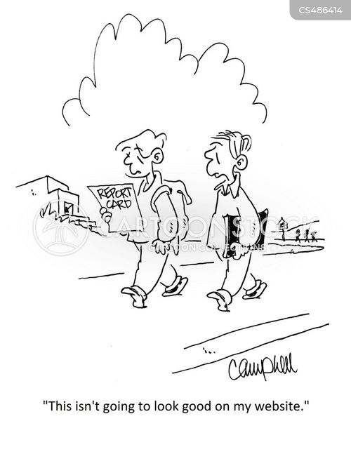 Failing Report Cartoons and Comics - funny pictures from CartoonStock