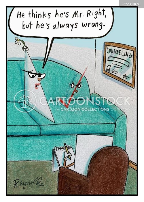 Right Triangle Cartoon