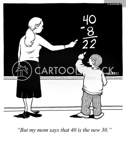 Subtraction Cartoons and Comics - funny pictures from CartoonStock