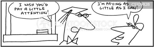 Classroom Attention Cartoons and Comics - funny pictures from CartoonStock