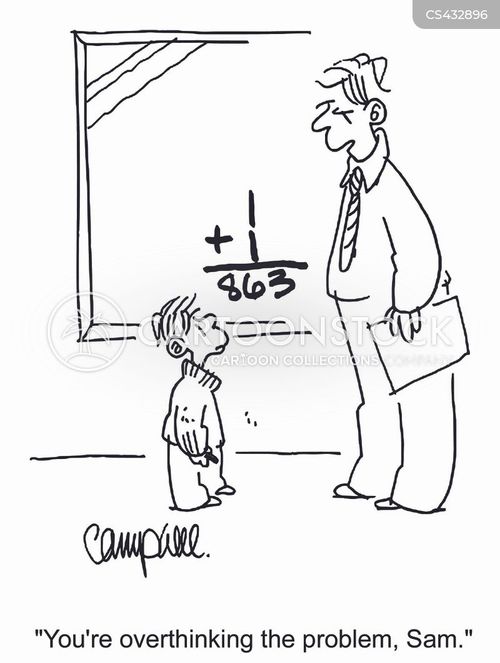 Overthinking Cartoons and Comics - funny pictures from CartoonStock