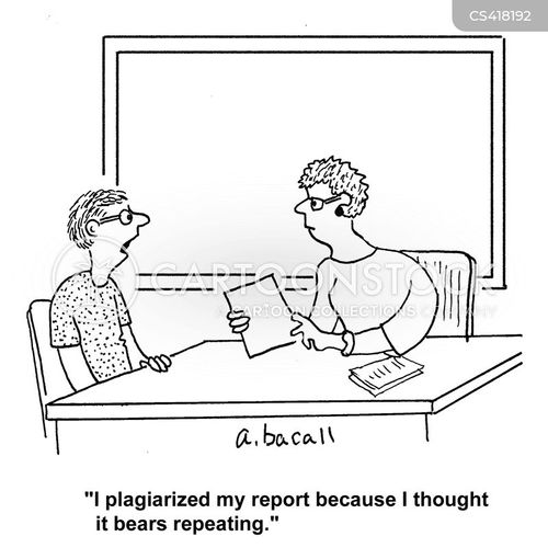 Plagiarising Cartoons and Comics - funny pictures from CartoonStock