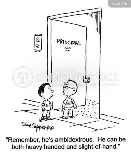 Left Handed Cartoons and Comics - funny pictures from CartoonStock