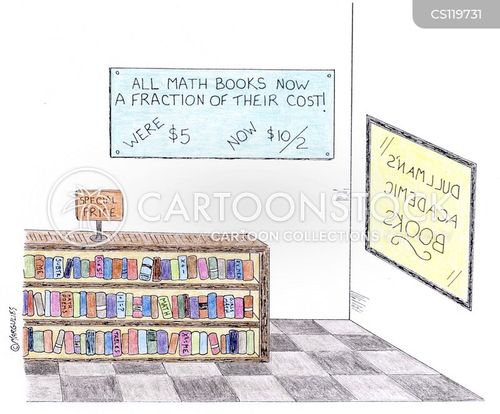 Maths Book Cartoons and Comics - funny pictures from CartoonStock