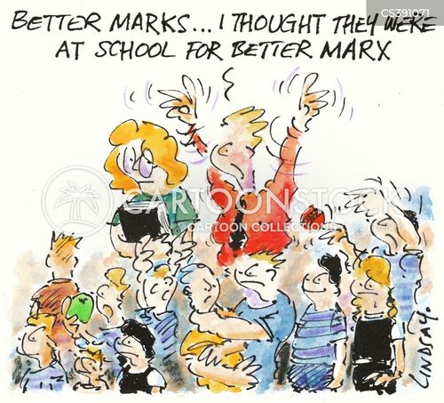 School Marks Cartoons and Comics - funny pictures from CartoonStock