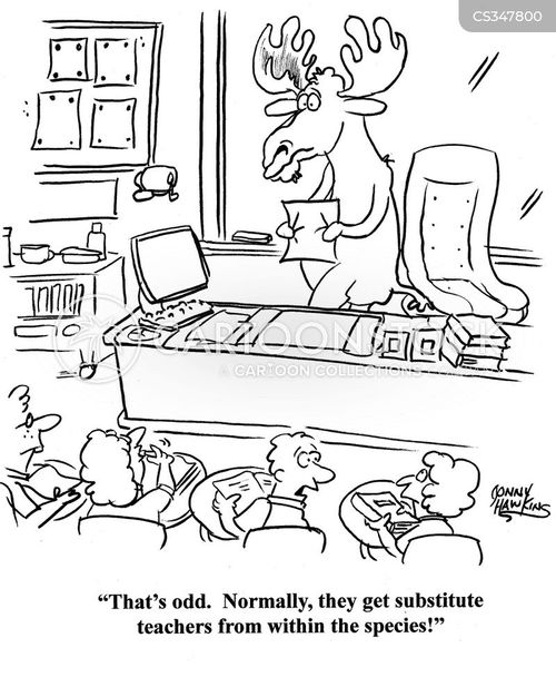 Substitute Teaching Cartoons and Comics - funny pictures from CartoonStock