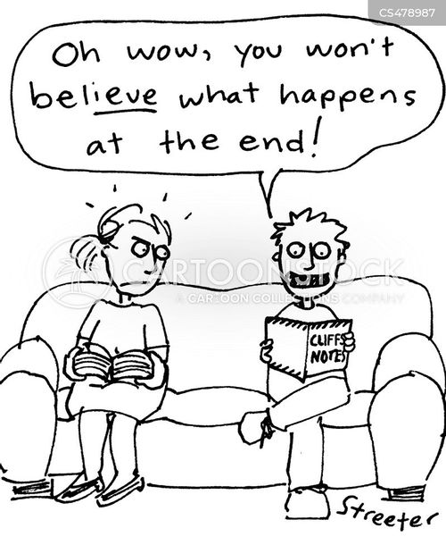 Reading Assignment Cartoons and Comics - funny pictures from CartoonStock