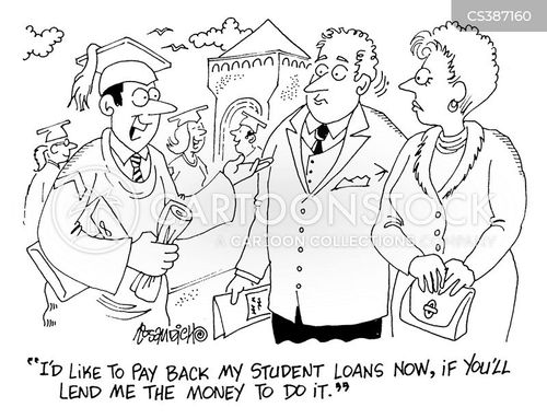 Students Loans Cartoons and Comics - funny pictures from CartoonStock