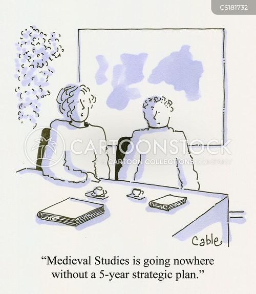 Cartoons und Karikaturen mit Planen