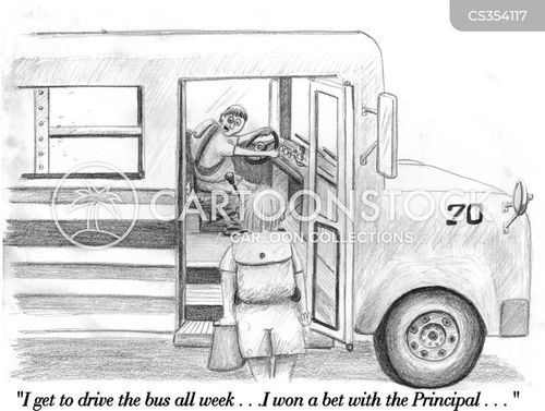 Bus Driver Cartoons and Comics - funny pictures from CartoonStock