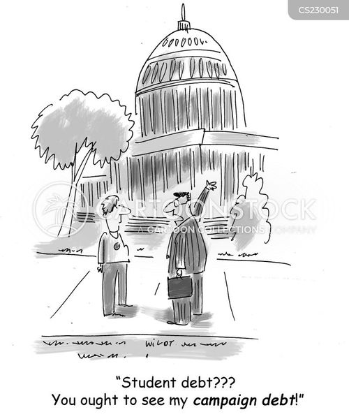 Studebt Debts Cartoons and Comics - funny pictures from CartoonStock