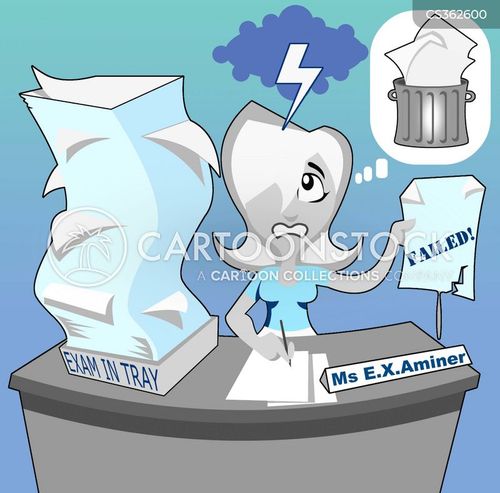 Exam Paper Cartoons and Comics - funny pictures from CartoonStock