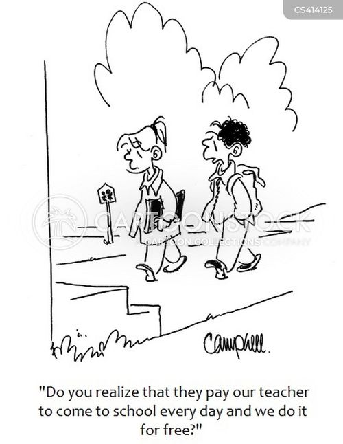 Schoolchildren Cartoons and Comics - funny pictures from CartoonStock