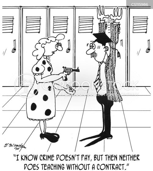 Crime Doesn't Pay Cartoons and Comics - funny pictures from CartoonStock