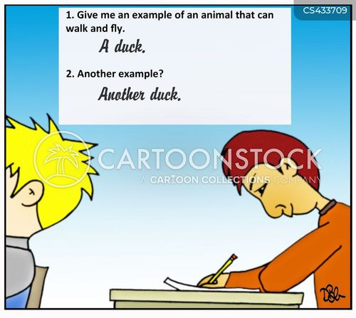 Exam Answer Cartoons and Comics - funny pictures from CartoonStock