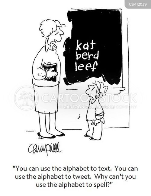 Alphabet Recognition Cartoons and Comics - funny pictures from CartoonStock