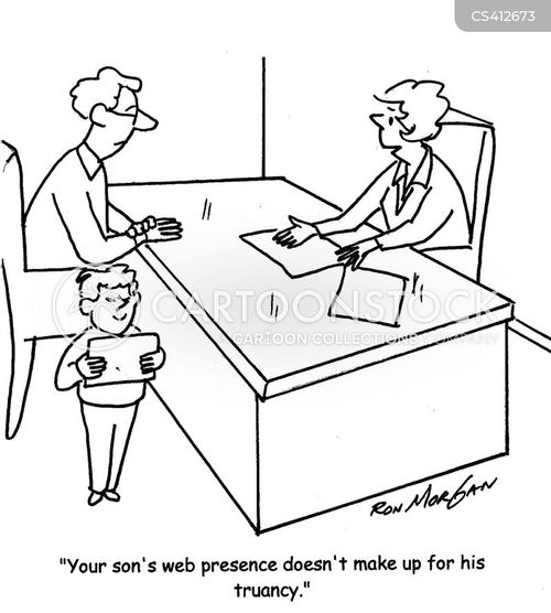 Truancies Cartoons and Comics - funny pictures from CartoonStock