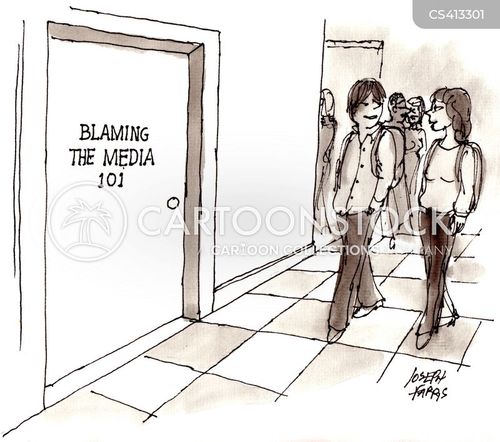 Media Studies Cartoons and Comics - funny pictures from CartoonStock