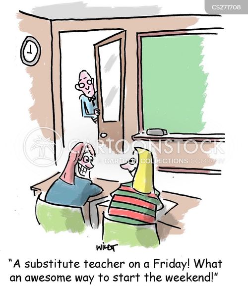 Sub Teacher Cartoons and Comics - funny pictures from CartoonStock