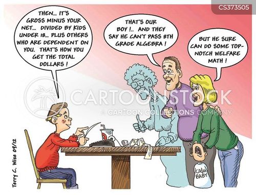 Welfare Payments Cartoons and Comics - funny pictures from CartoonStock