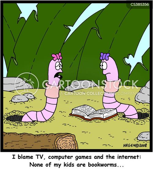 Bookworm Cartoons and Comics - funny pictures from CartoonStock