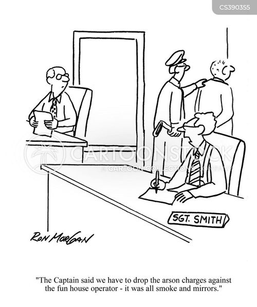 Smoke And Mirrors Cartoons and Comics - funny pictures from CartoonStock