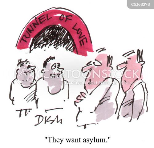 Asylees Cartoons and Comics - funny pictures from CartoonStock