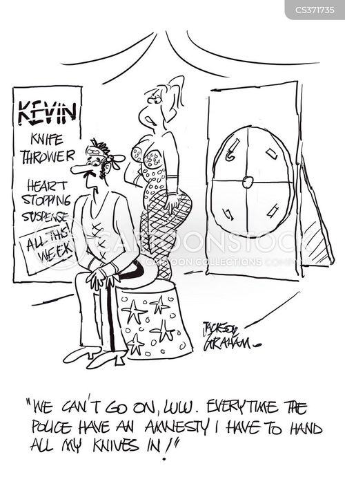 Knife Cartoons and Comics - funny pictures from CartoonStock