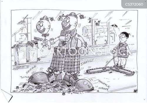 Swept Cartoons and Comics - funny pictures from CartoonStock