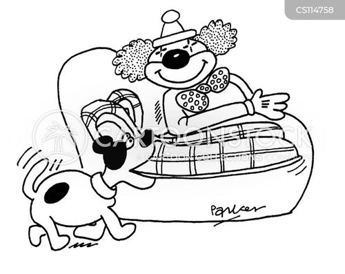 Clown Dog Cartoons and Comics - funny pictures from CartoonStock