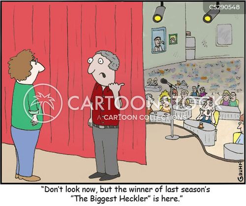 Hostile Audience Cartoons and Comics - funny pictures from CartoonStock