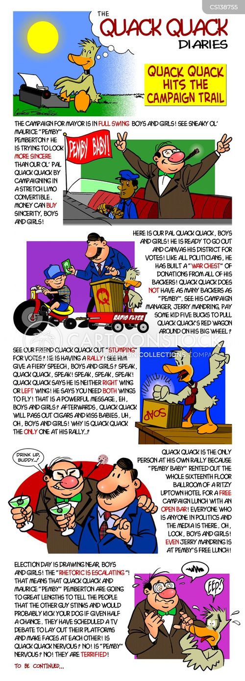 Quack Quack Cartoons and Comics - funny pictures from CartoonStock
