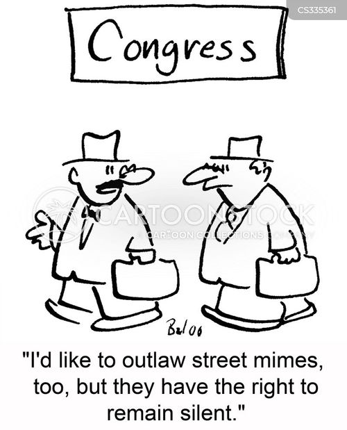 Remain Silent Cartoons and Comics - funny pictures from CartoonStock
