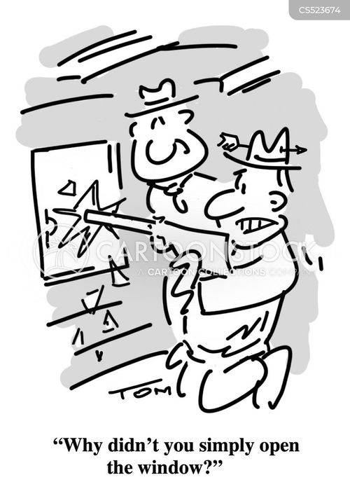 Broken Window Cartoons and Comics - funny pictures from CartoonStock