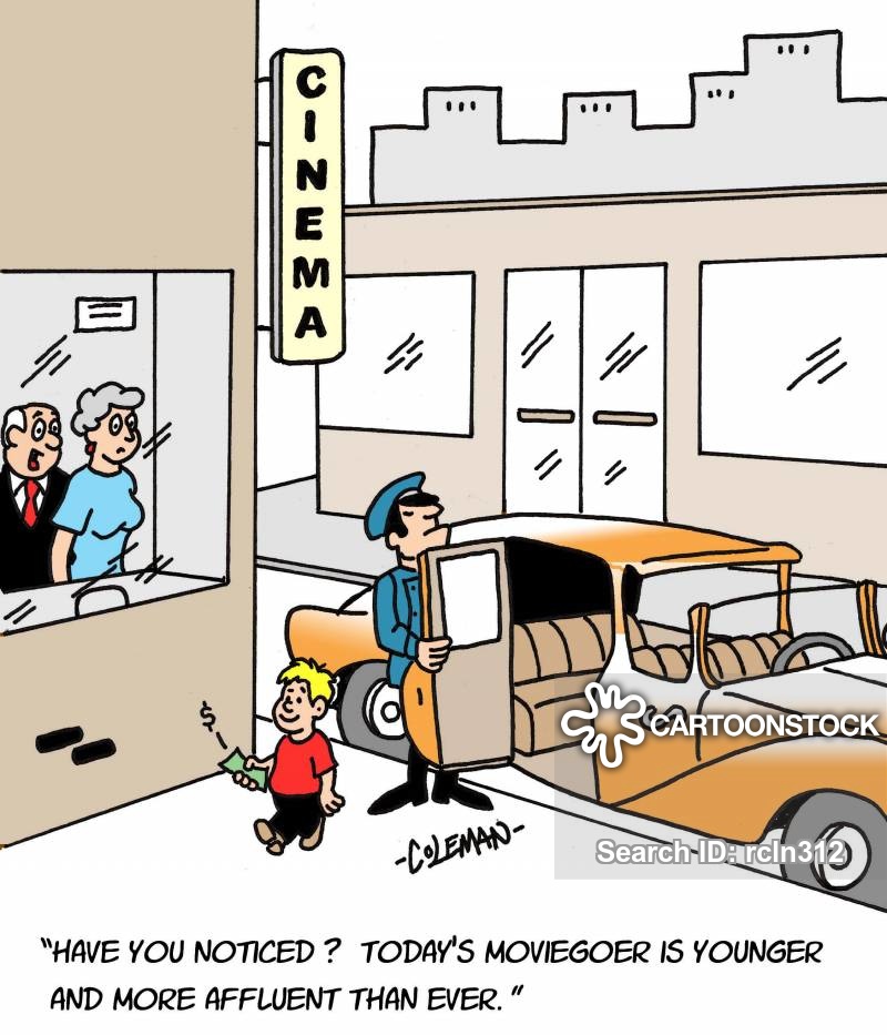 Moviegoer Cartoons and Comics - funny pictures from CartoonStock