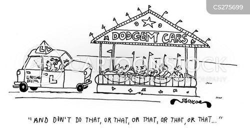 Dodgem Cartoons and Comics - funny pictures from CartoonStock