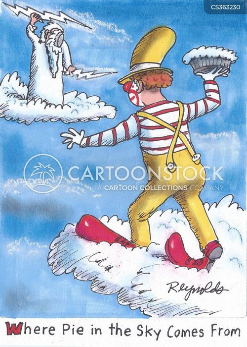 Pie In The Sky Cartoons and Comics - funny pictures from CartoonStock