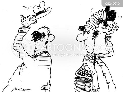 Salutations Cartoons and Comics - funny pictures from CartoonStock